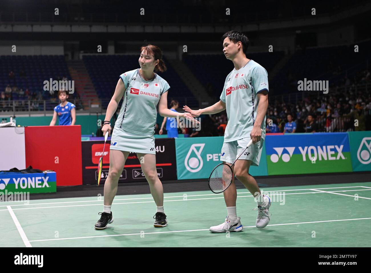 Kuala Lumpur, Malaysia. 11th Jan, 2023. Japan's Watanabe Yuta/Higashino ...