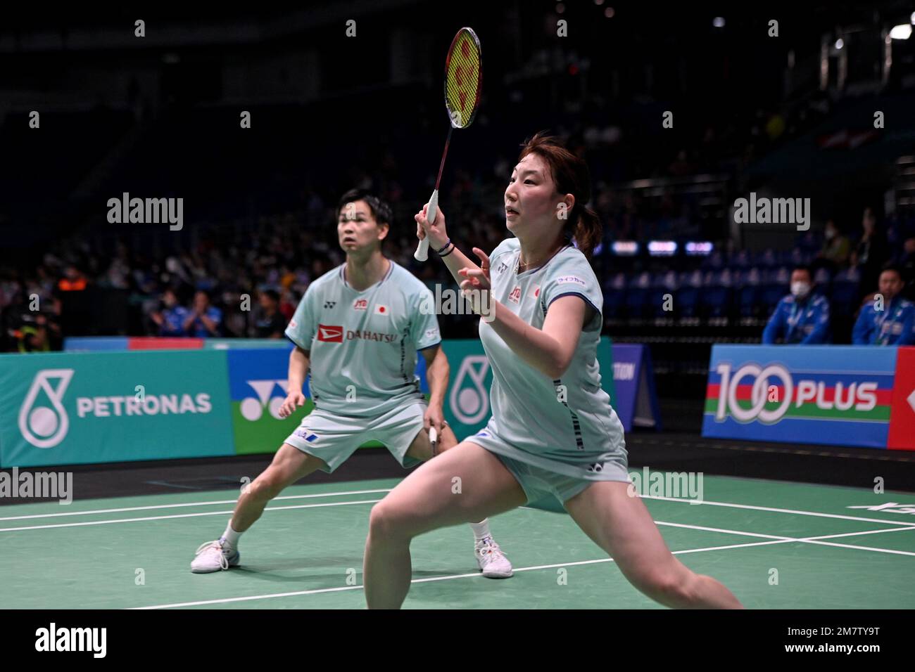 Kuala Lumpur, Malaysia. 11th Jan, 2023. Japan's Watanabe Yuta/Higashino ...