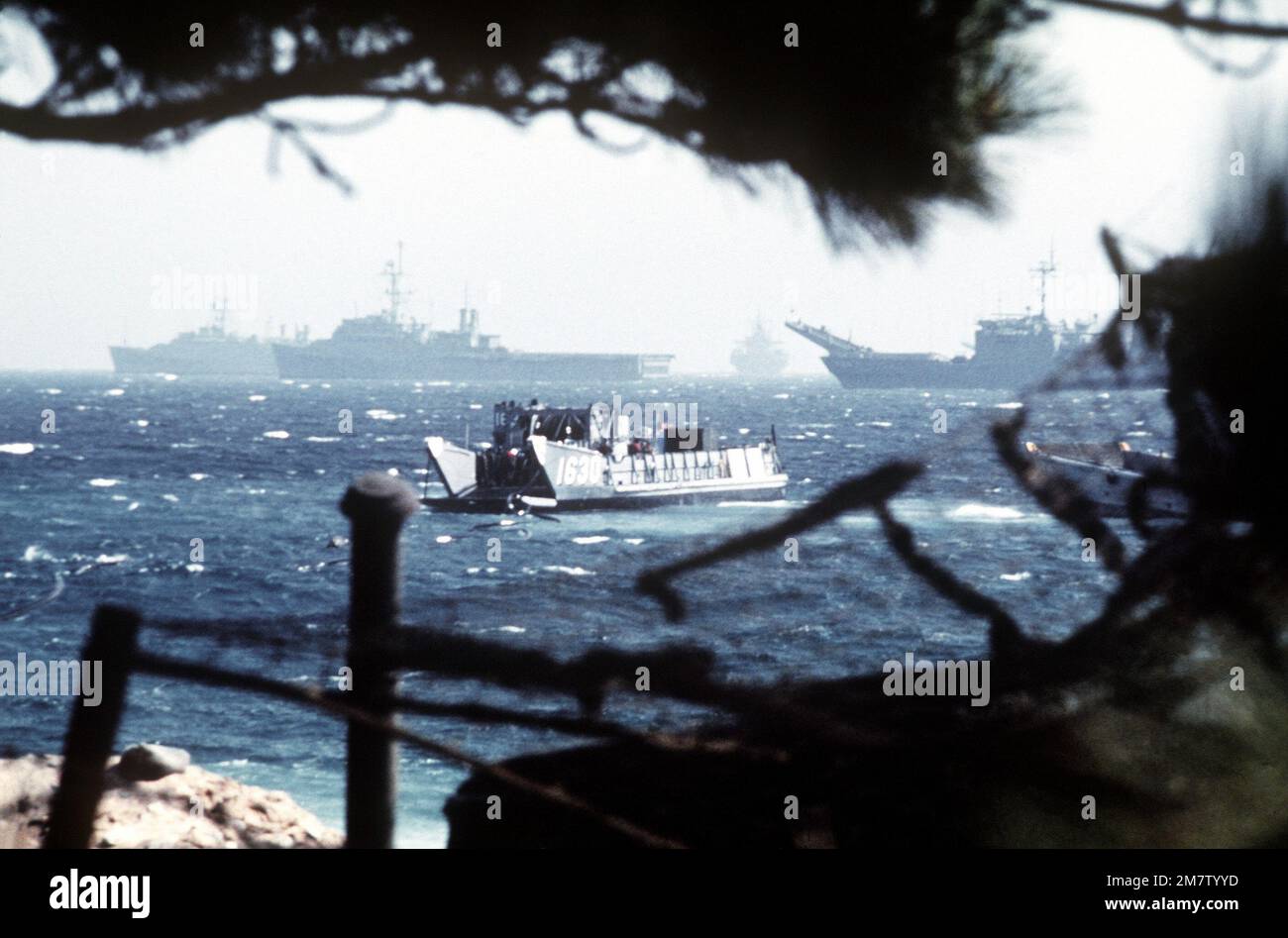 Floating landing craft hi-res stock photography and images - Alamy