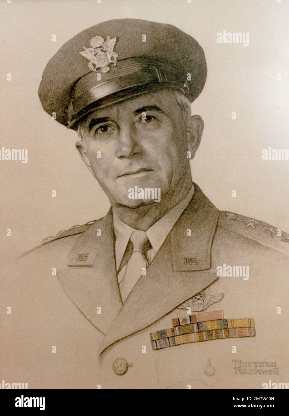 Artwork: "LT Gen Barton K. Yount" Artist: Norman Rockwell. Country ...