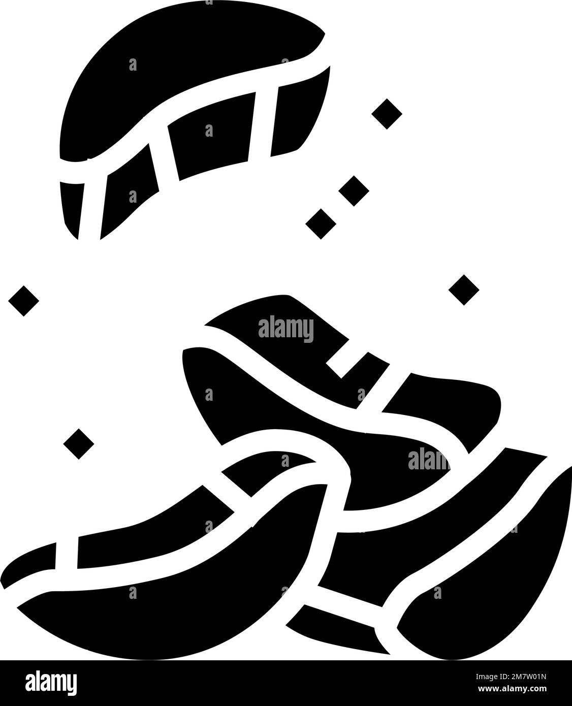 medicine aloe vera glyph icon vector illustration Stock Vector Image ...