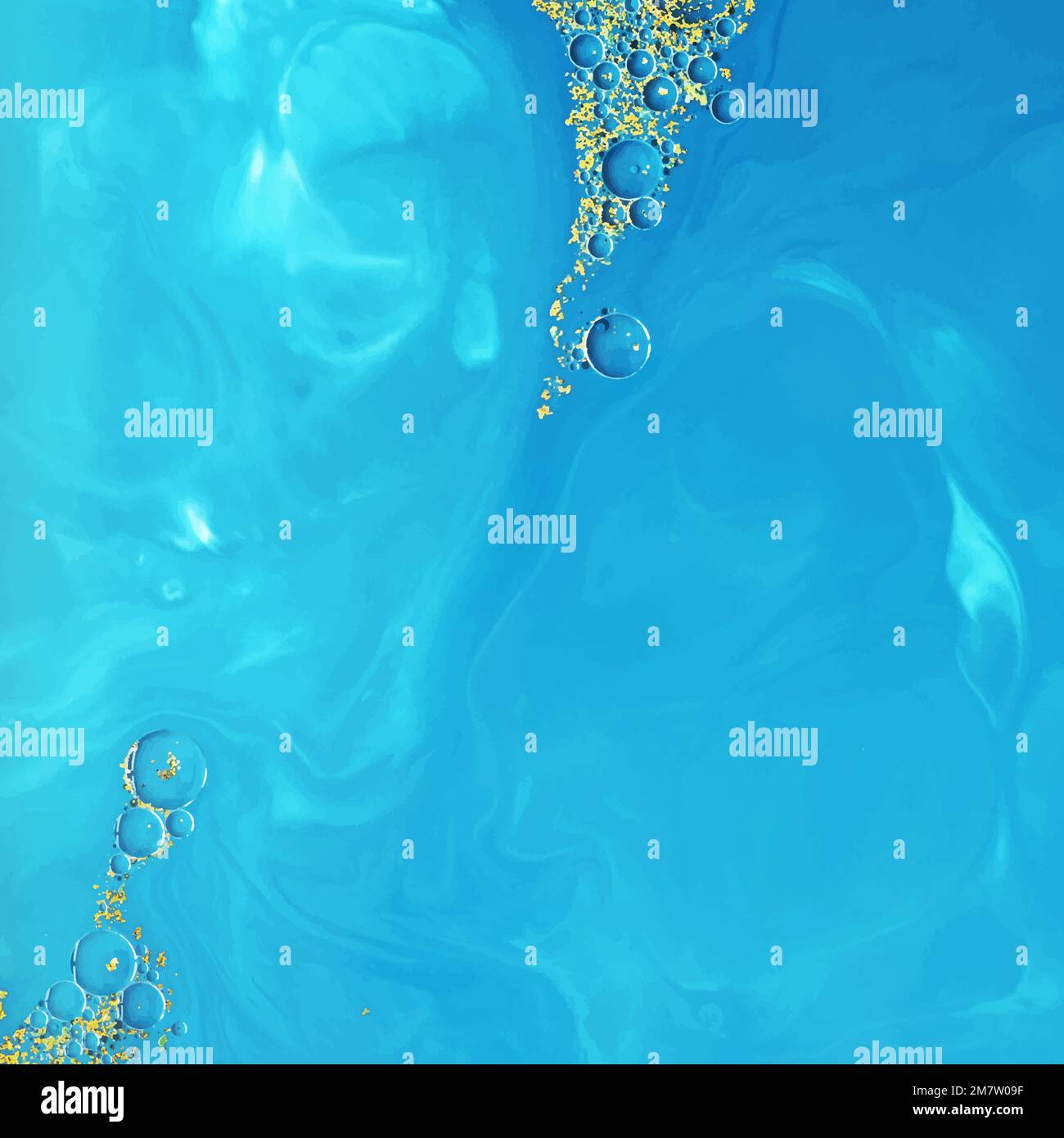 Abstract blue watercolor with gold glitter background vector Stock ...