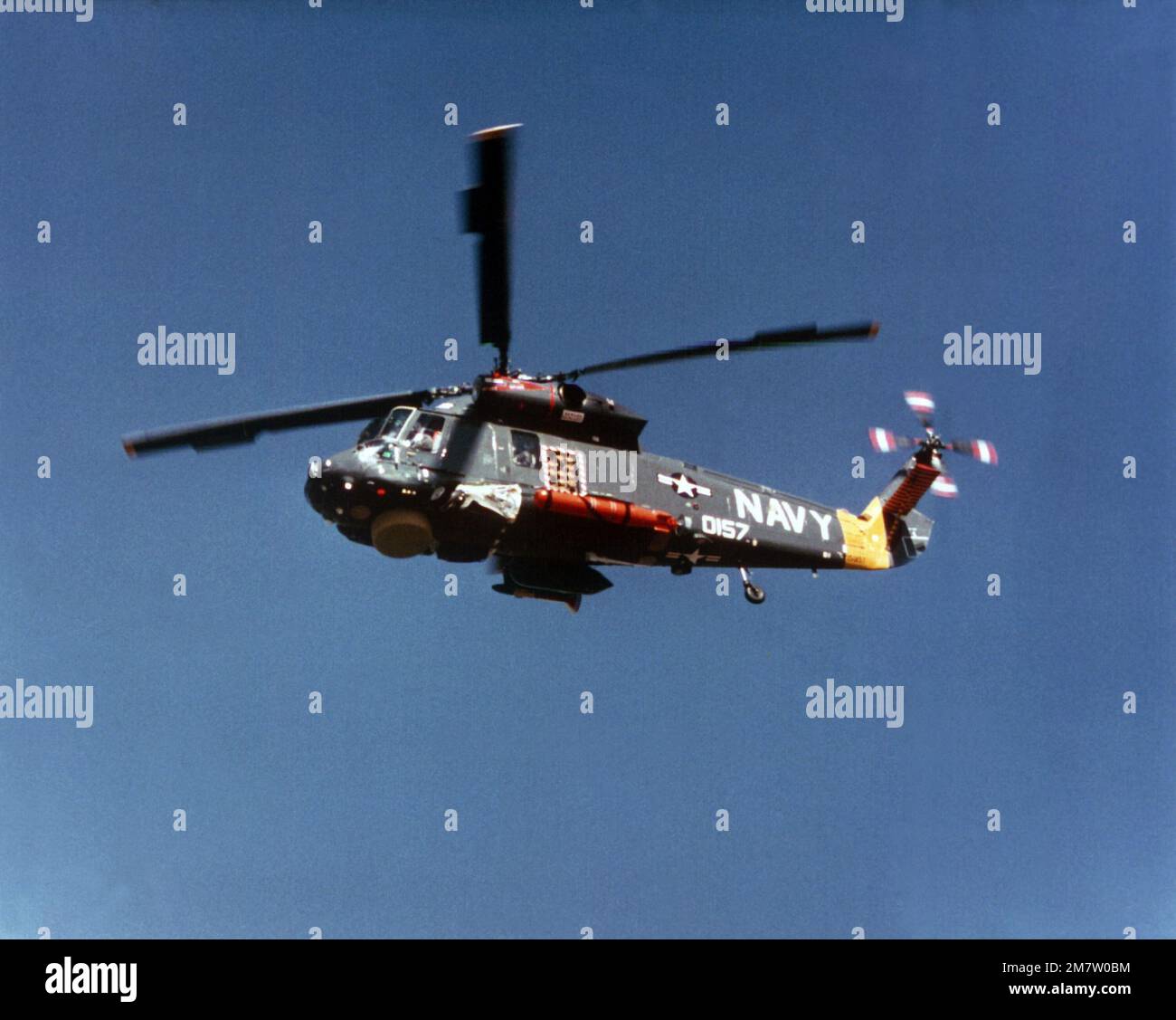 A left side view of an SH-2 Sea Sprite Mark 1 Light Airborne Multi ...