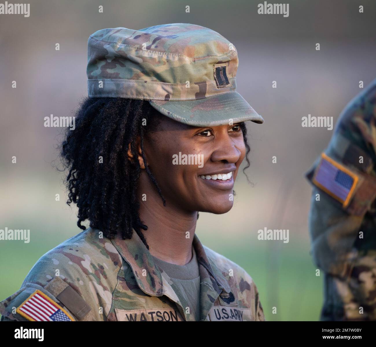 Capt. Prayer Watson, with National Training Center, Operations Group ...
