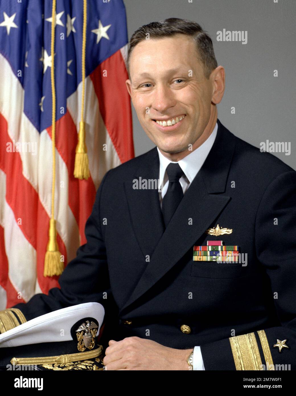 RADM George W. Davis Jr., USN (uncovered). Country: Unknown Stock Photo ...