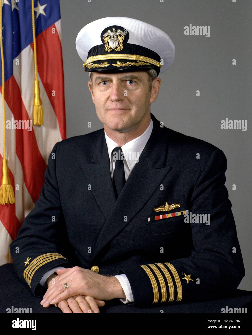 CAPT James L. McBee, USN (covered). Country: Unknown Stock Photo - Alamy