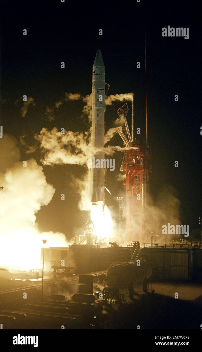 An Atlas Centaur-56 NASA launch vehicle, carrying the fourth in a new ...