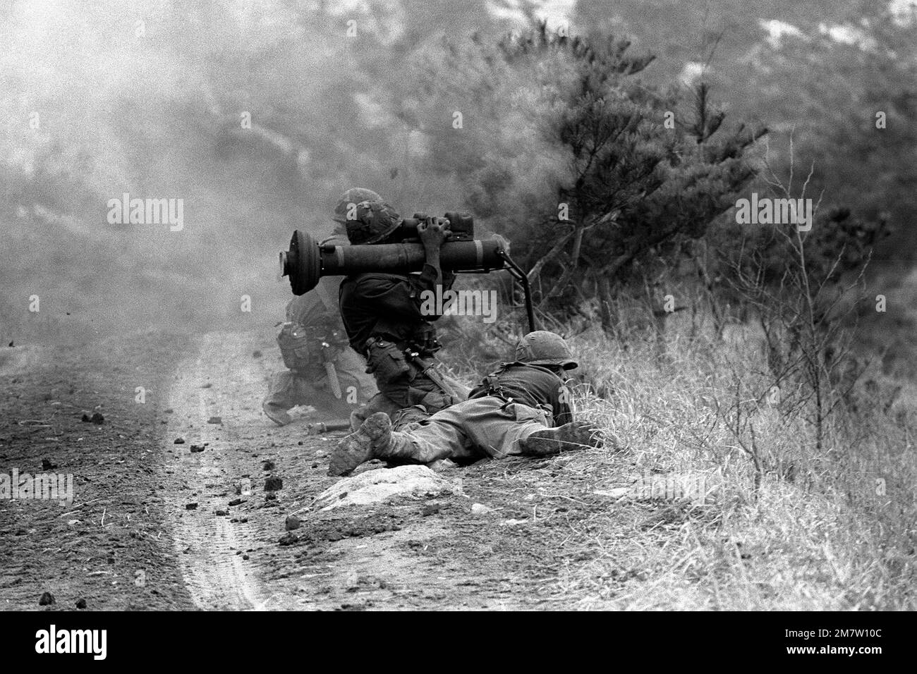 Soldiers from the 2nd Brigade, 25th Infantry Division fire a Tube ...