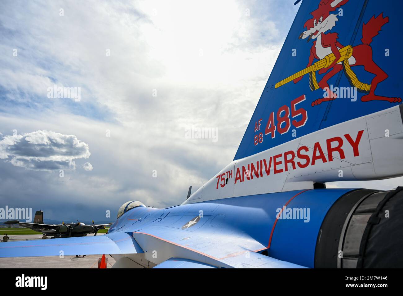 The 114th Fighter Wing’s 75th Anniversary Heritage Jet was on static ...
