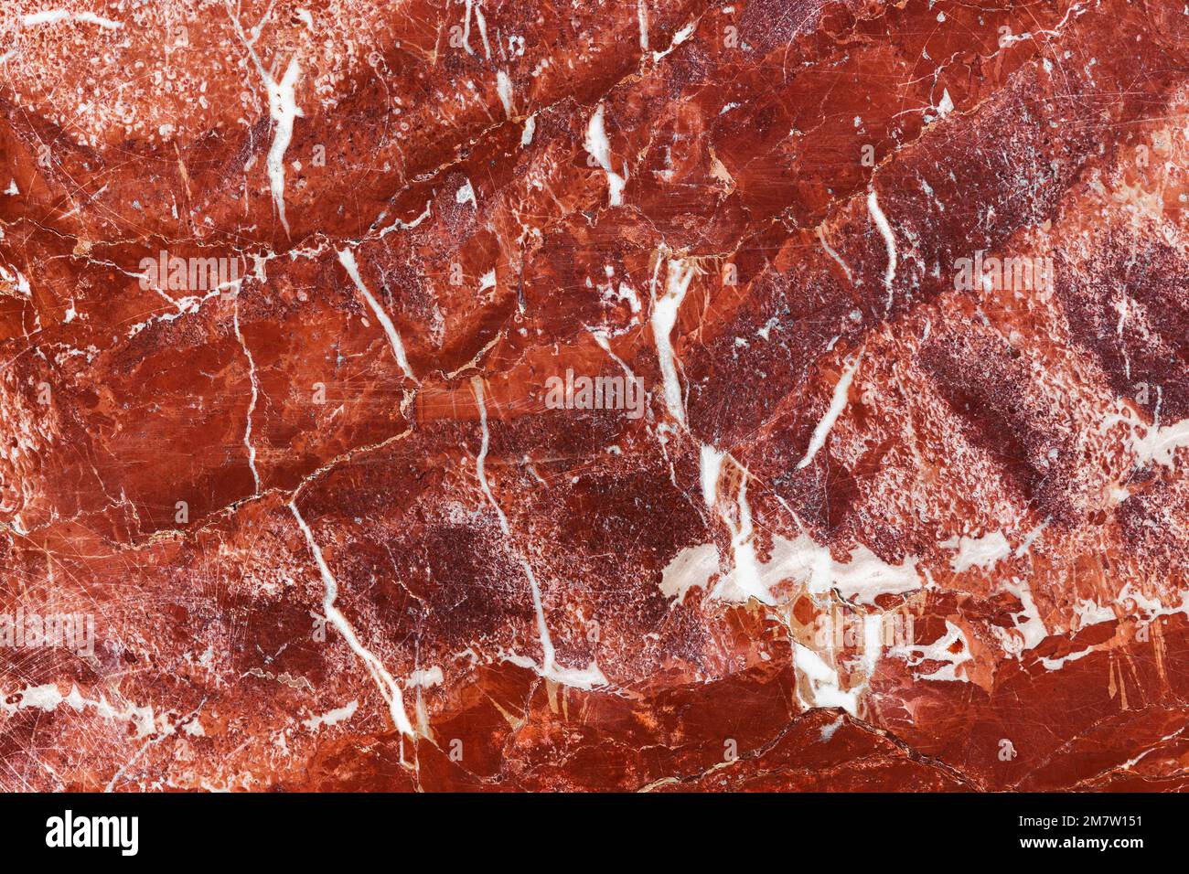 Natural red marble pattern. Stone background photo texture. Front view ...