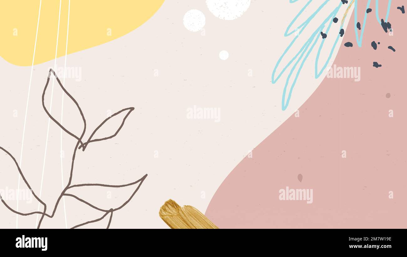 Abstract pastel Memphis patterned background vector Stock Vector Image ...