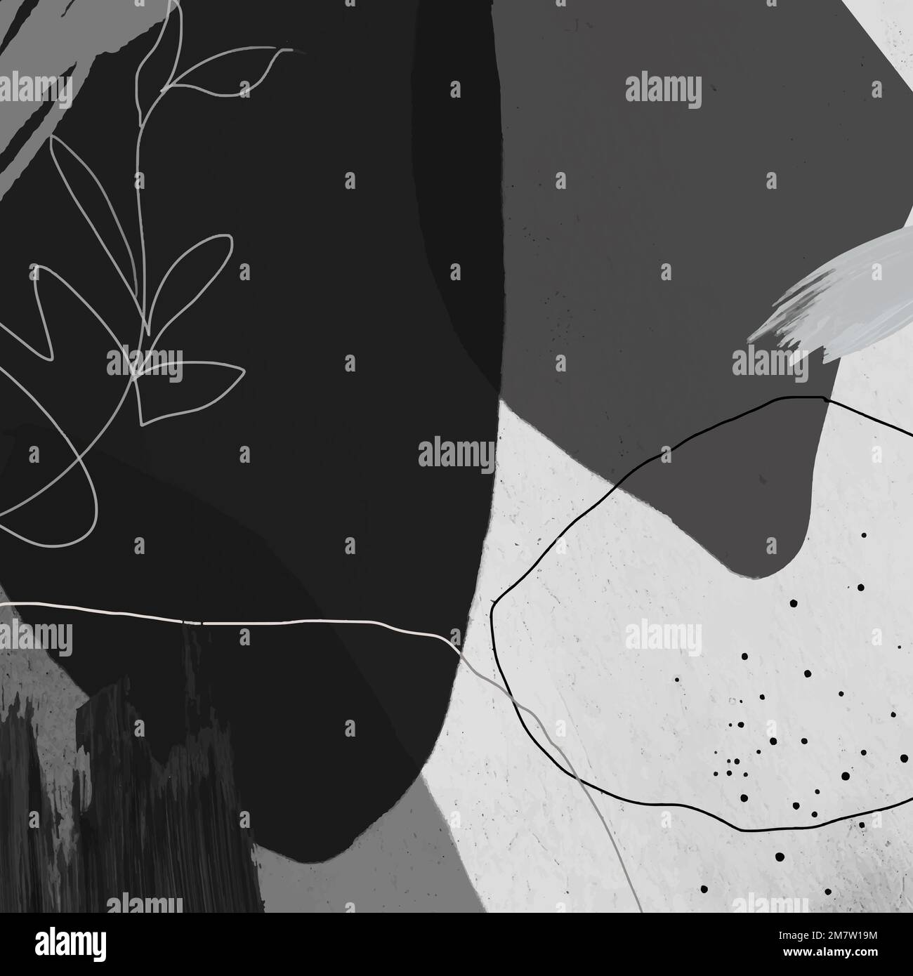 Abstract monotone Memphis social background Stock Vector Image & Art ...