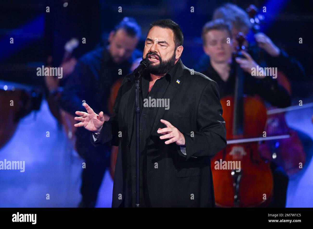 Leipzig, Germany. 22nd Oct, 2022. Maian Gold, singer of the German pop ...