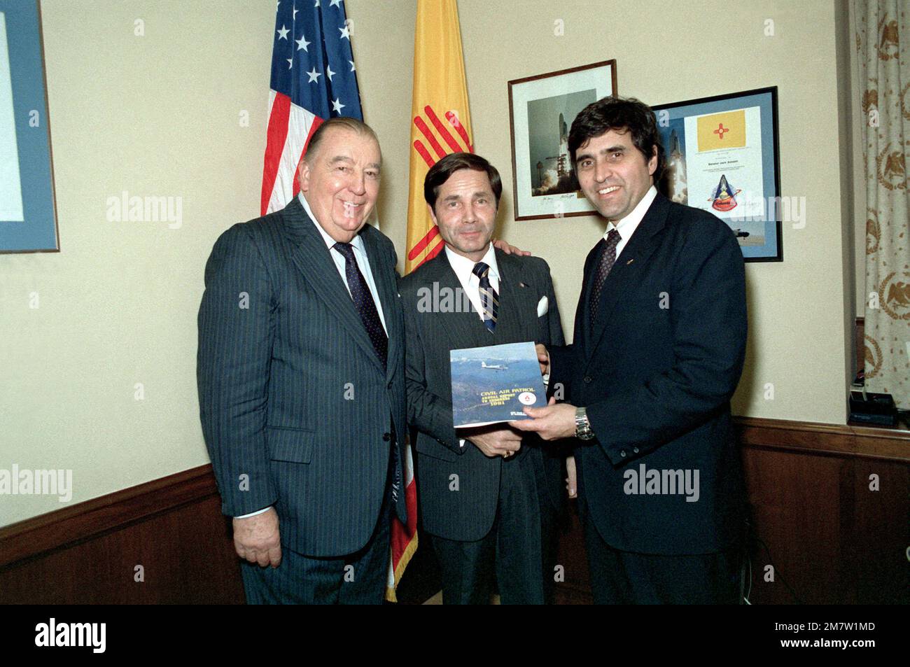 Sen. Harrison Schmitt, D-N.M., and Sen. Jennings Randolph, R-W.Va., are ...