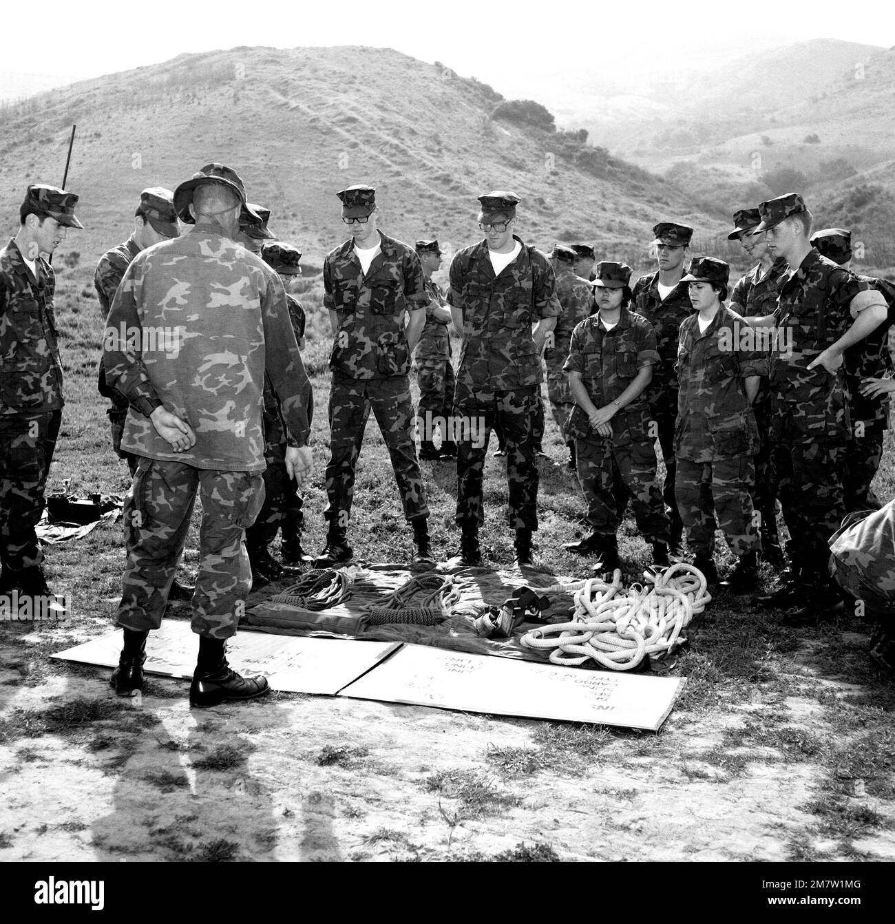 Marines from the Naval Reserve Officers Training Corps, Duke University ...