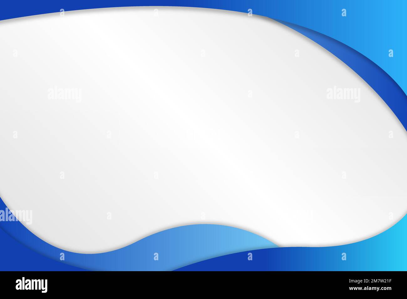 Blue fluid shape frame design resource Stock Vector Image & Art - Alamy