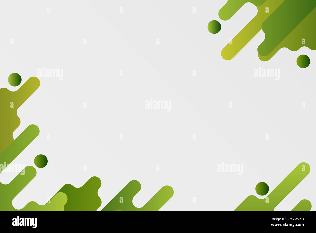 Green fluid background frame vector Stock Vector Image & Art - Alamy