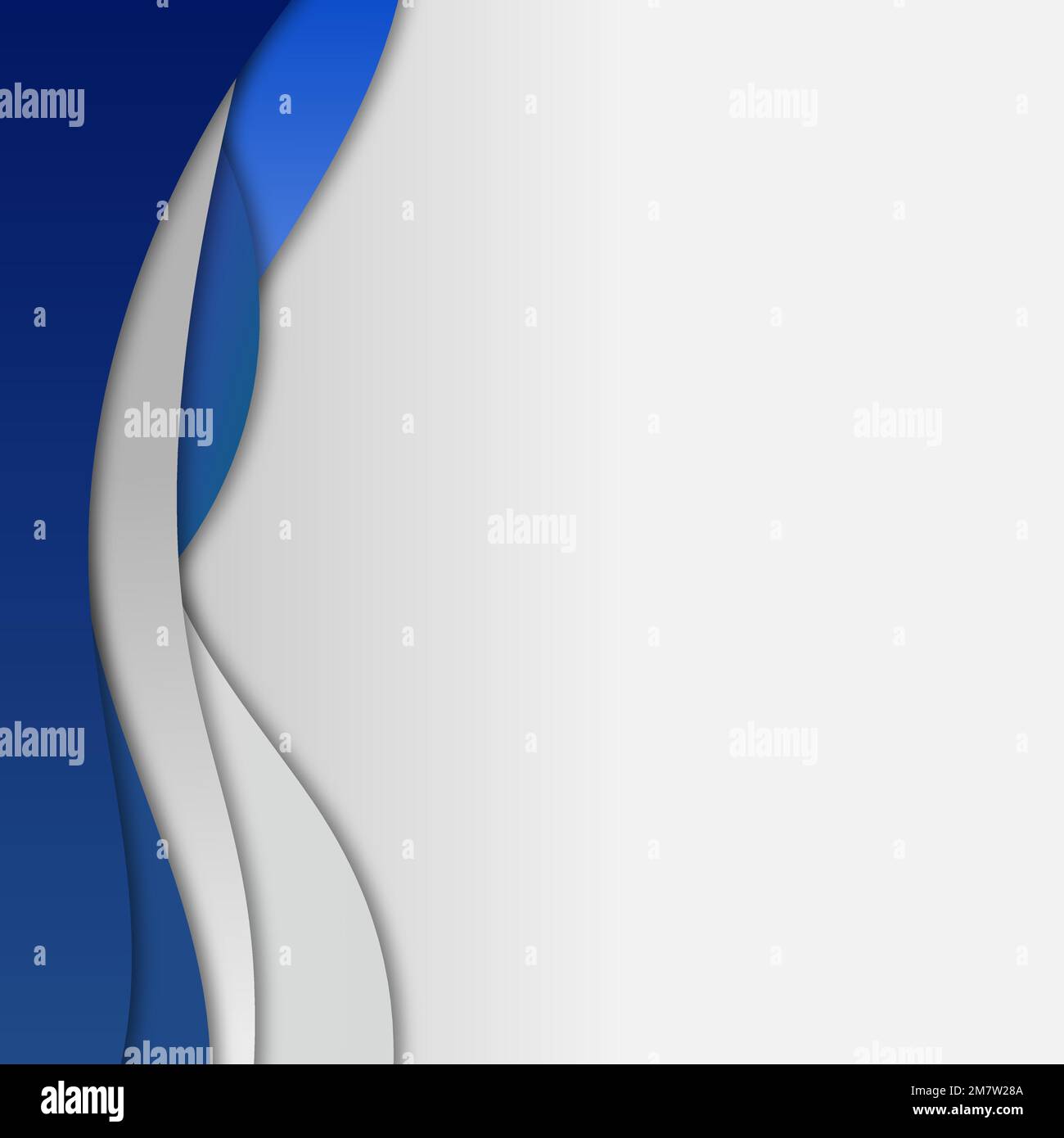 Dark blue and gray curve frame template vector Stock Vector Image & Art - Alamy