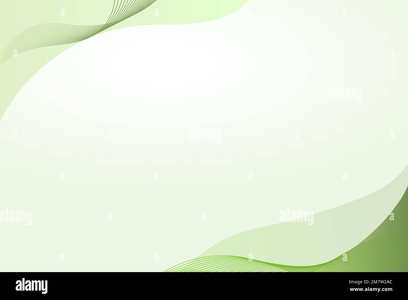 Green curve frame template vector Stock Vector Image & Art - Alamy