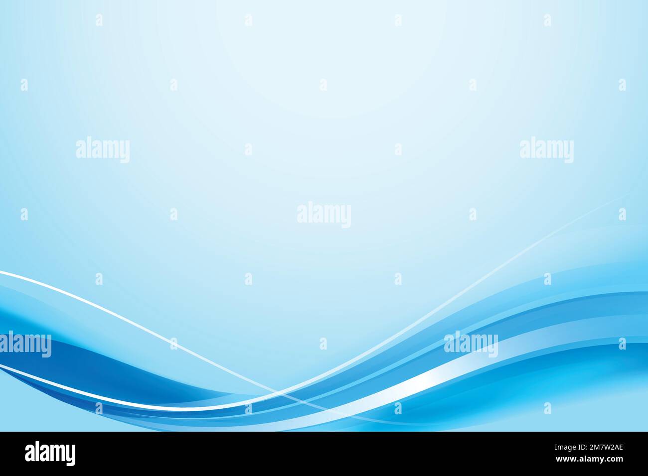 Blue curve frame template vector Stock Vector Image & Art - Alamy