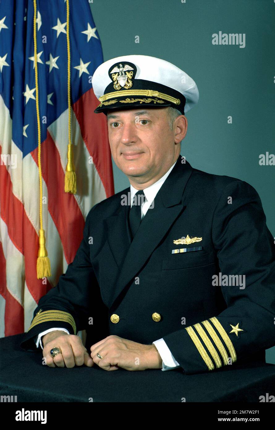 CAPT Donald L. Stegner, USN (covered). Country: Unknown Stock Photo - Alamy
