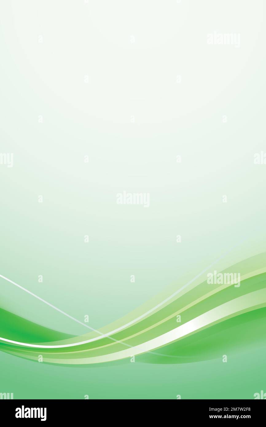 Green curve frame template vector Stock Vector Image & Art - Alamy