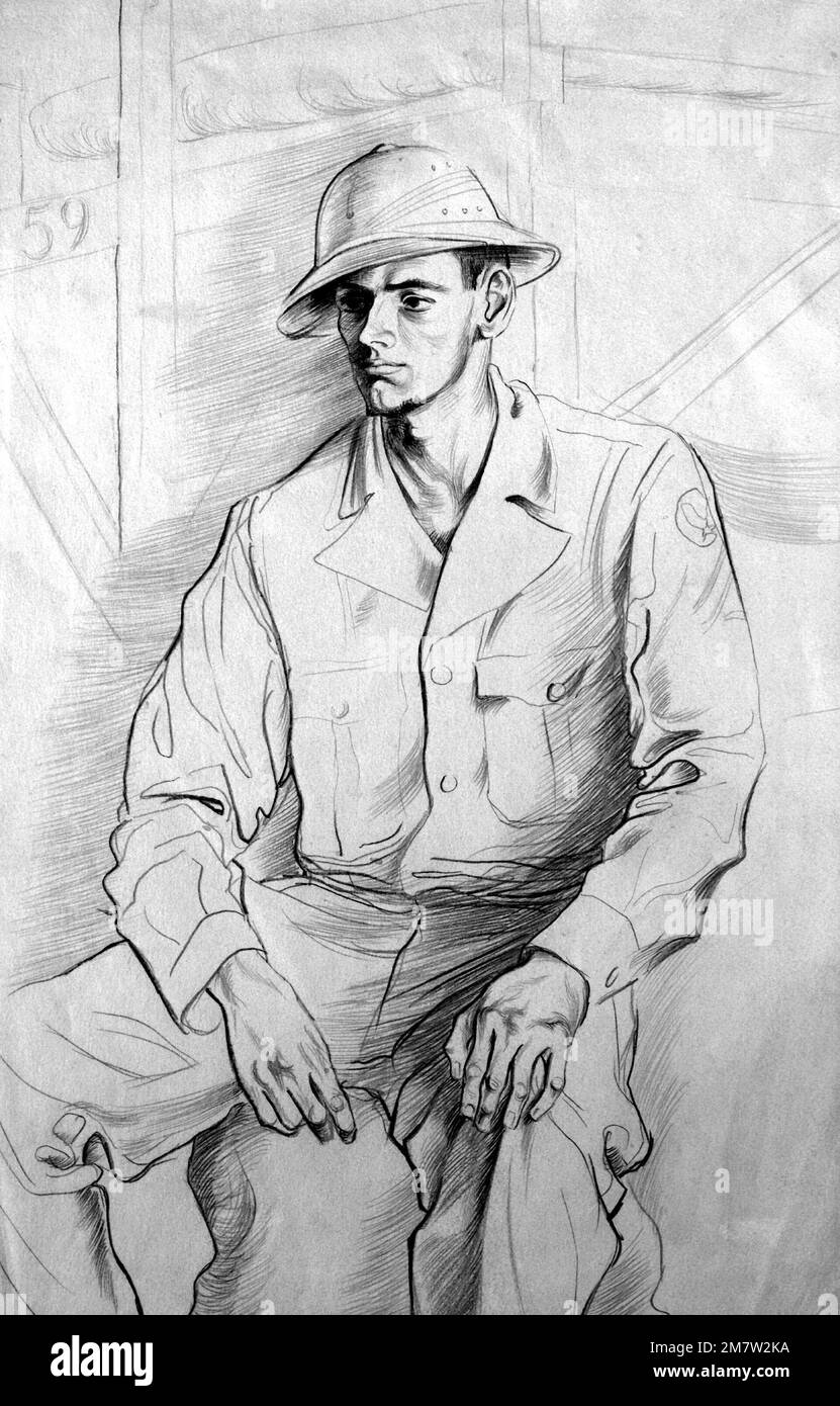 Artwork: "Portrait of an AIRMAN" Artist: Rudolph Von Ripper. Country ...