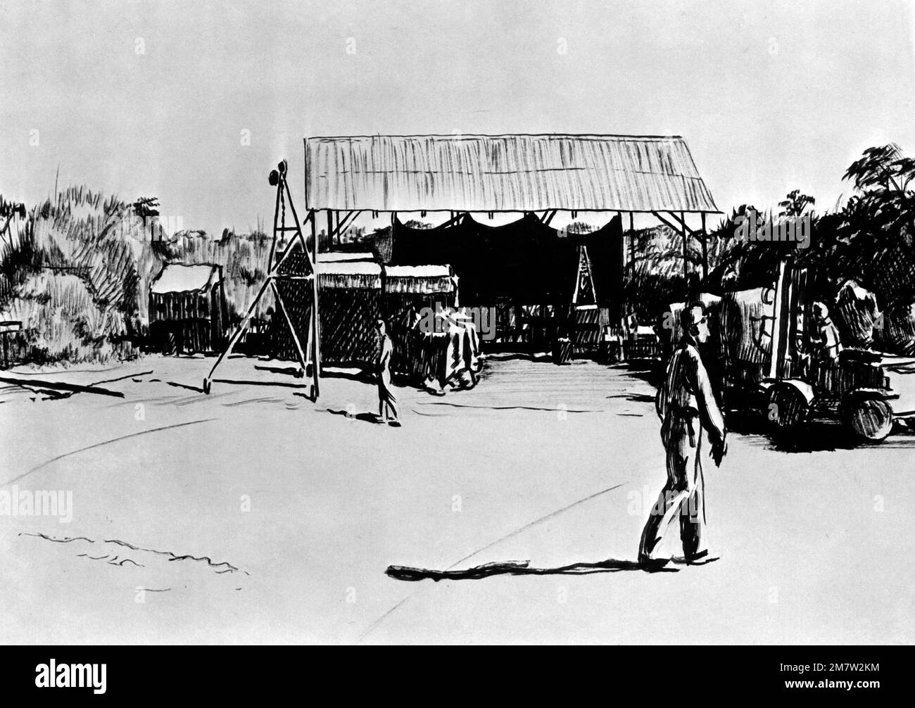 Artwork: "Engine Build-Up Procedure at Jorhat Phase I" Artist: Jim ...