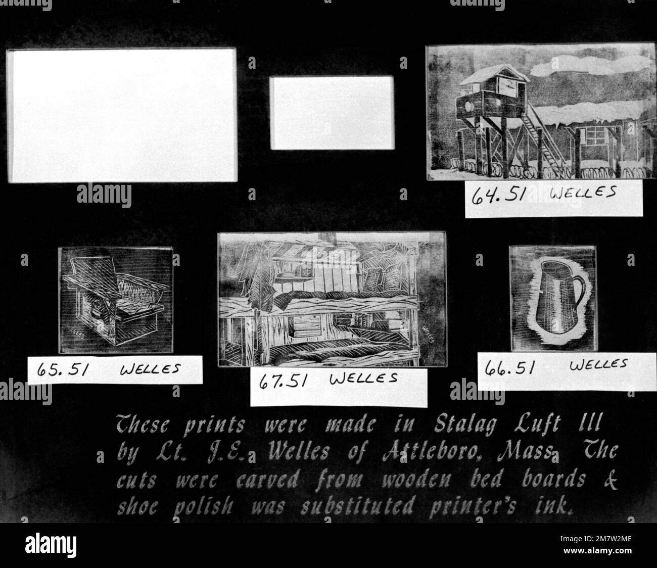 Artwork: "POW Guard Tower, Prison Made Arm Chair and Coffee Pot" Artist ...