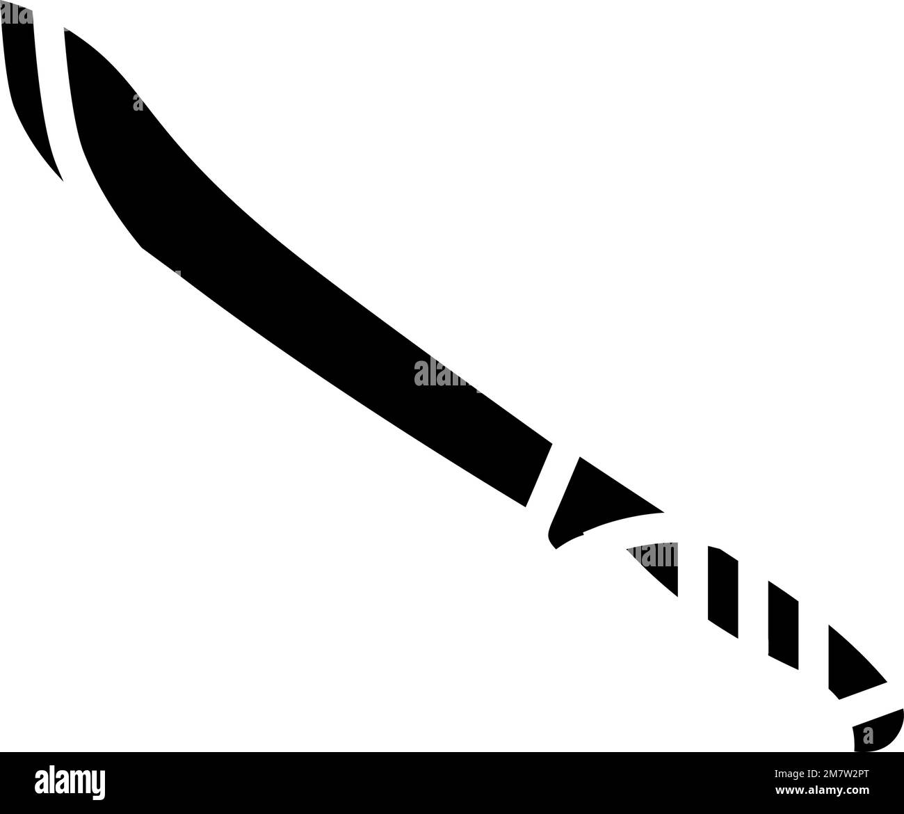 knife beef butcher glyph icon vector illustration Stock Vector Image ...