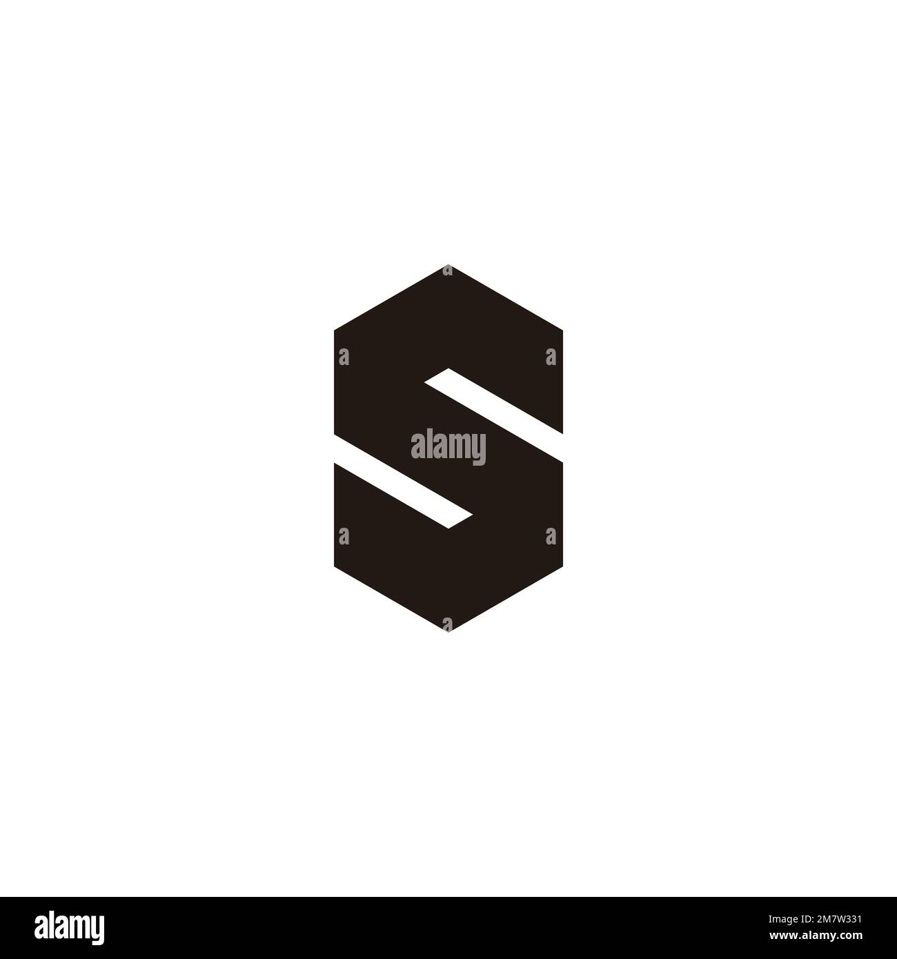 letter s opposite arrow geometric logo vector Stock Vector Image & Art ...