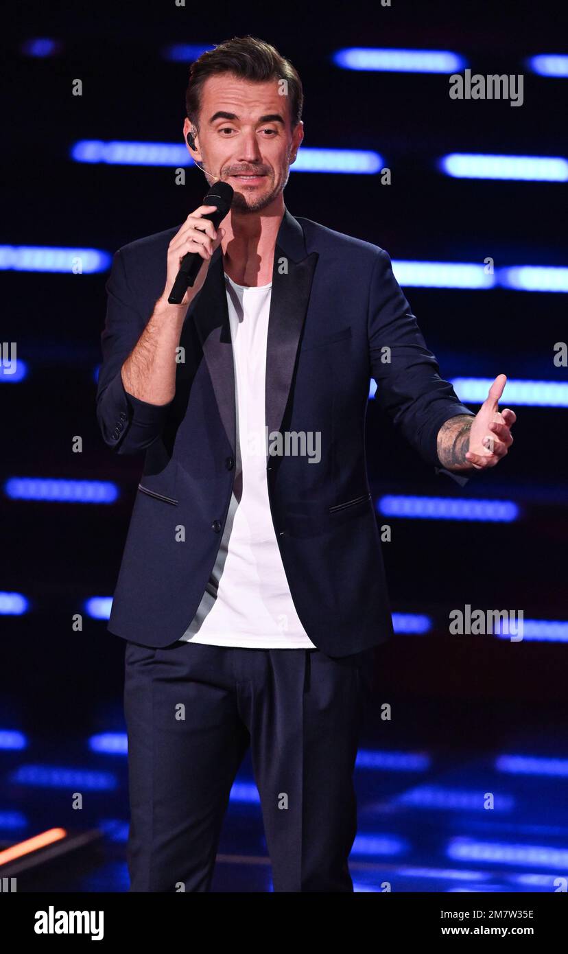 Leipzig, Germany. 22nd Oct, 2022. German singer and presenter Florian ...
