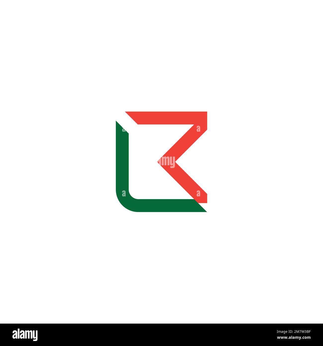 letter lr abstract line geometric simple logo vector Stock Vector Image ...
