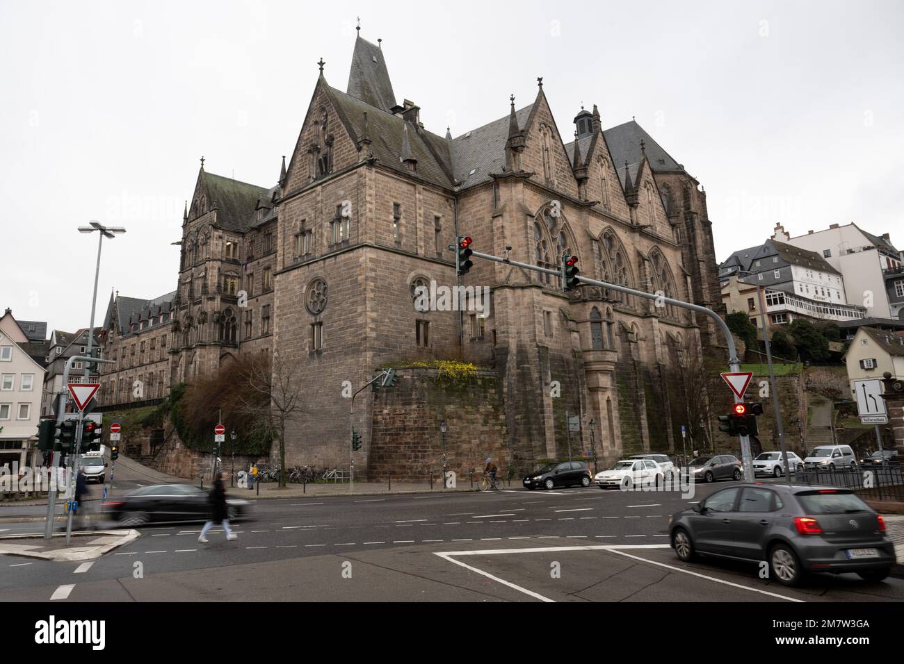 Marburg, Germany. 10th Jan, 2023. The building of the old university ...
