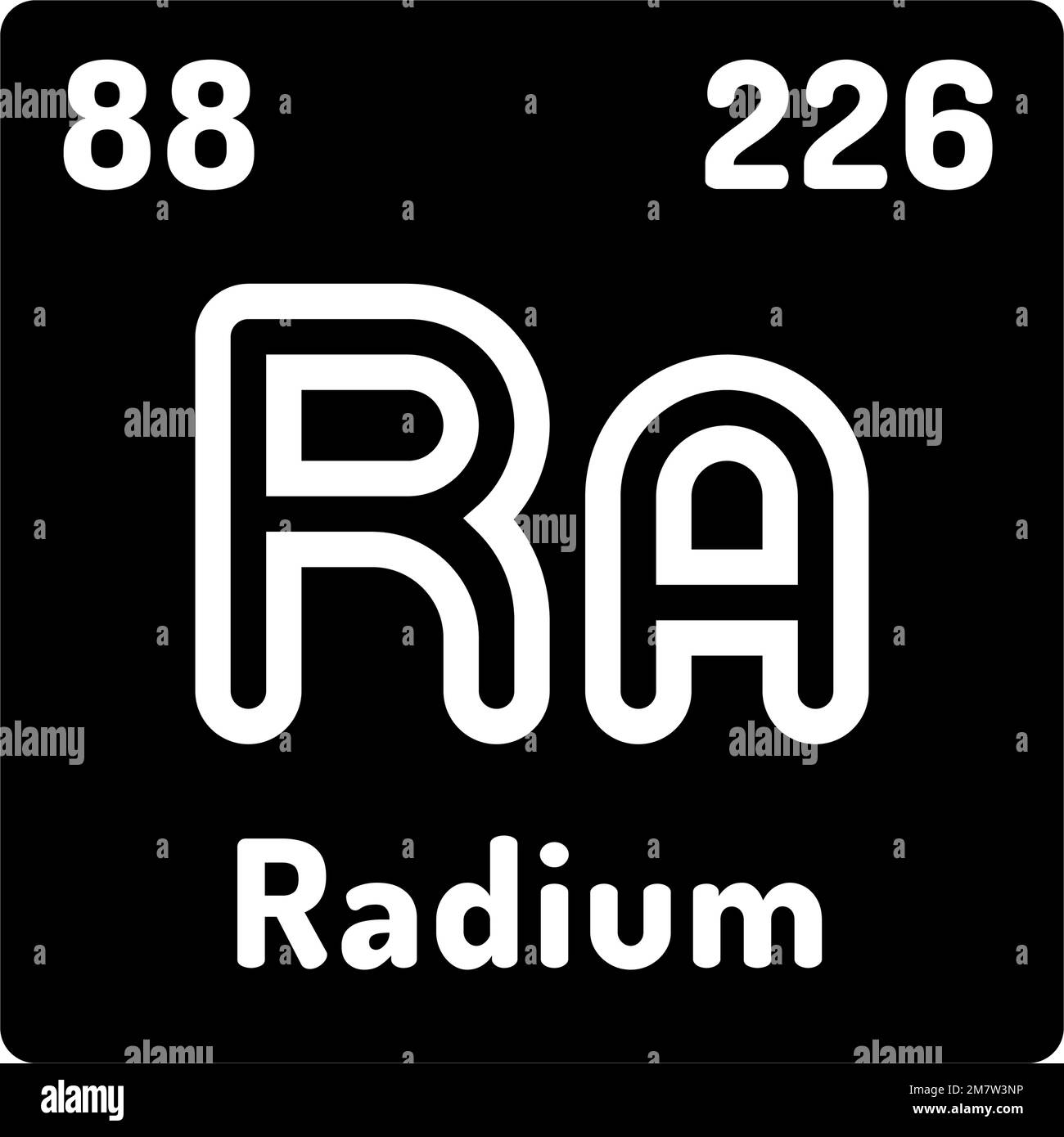 Radium symbol Black and White Stock Photos & Images - Alamy