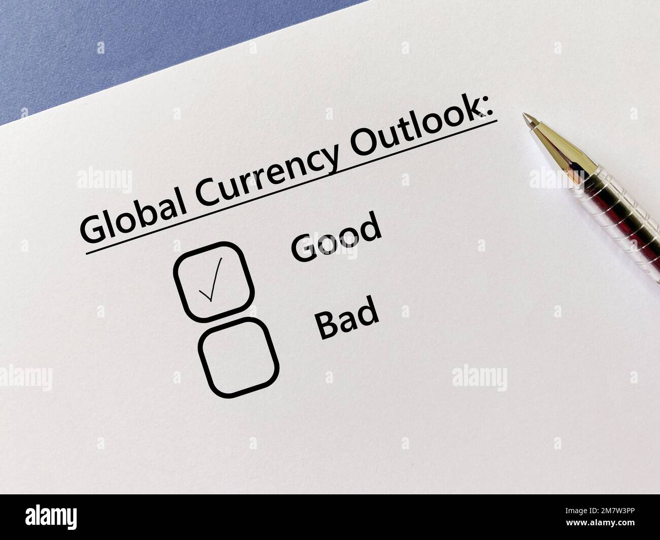 One person is answering question about industry. He thinks the outlook ...