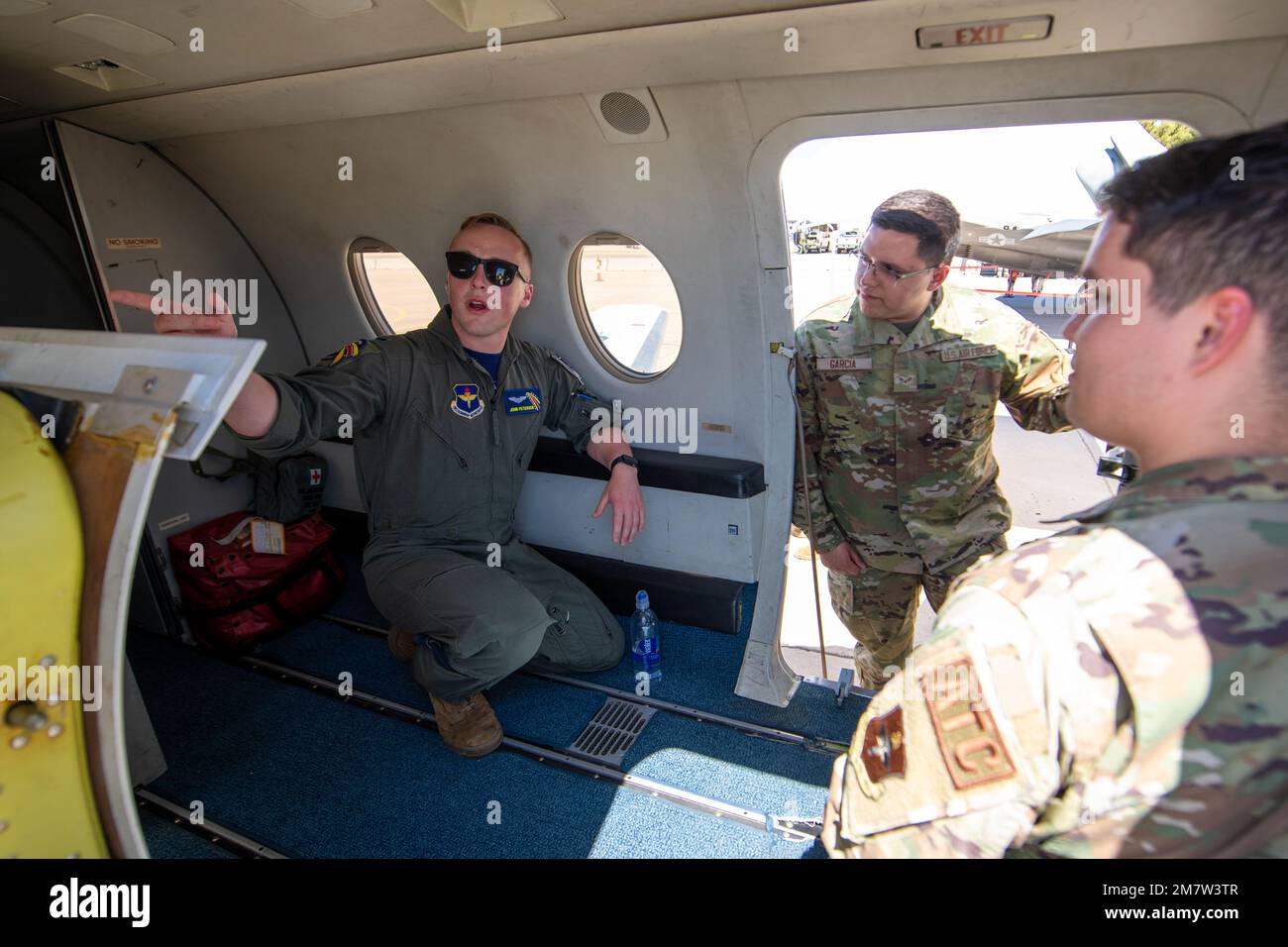 U.S. Air Force 1st Lt. John Petersen, 48th Flying Training Squadron instructor pilot, Columbus ...