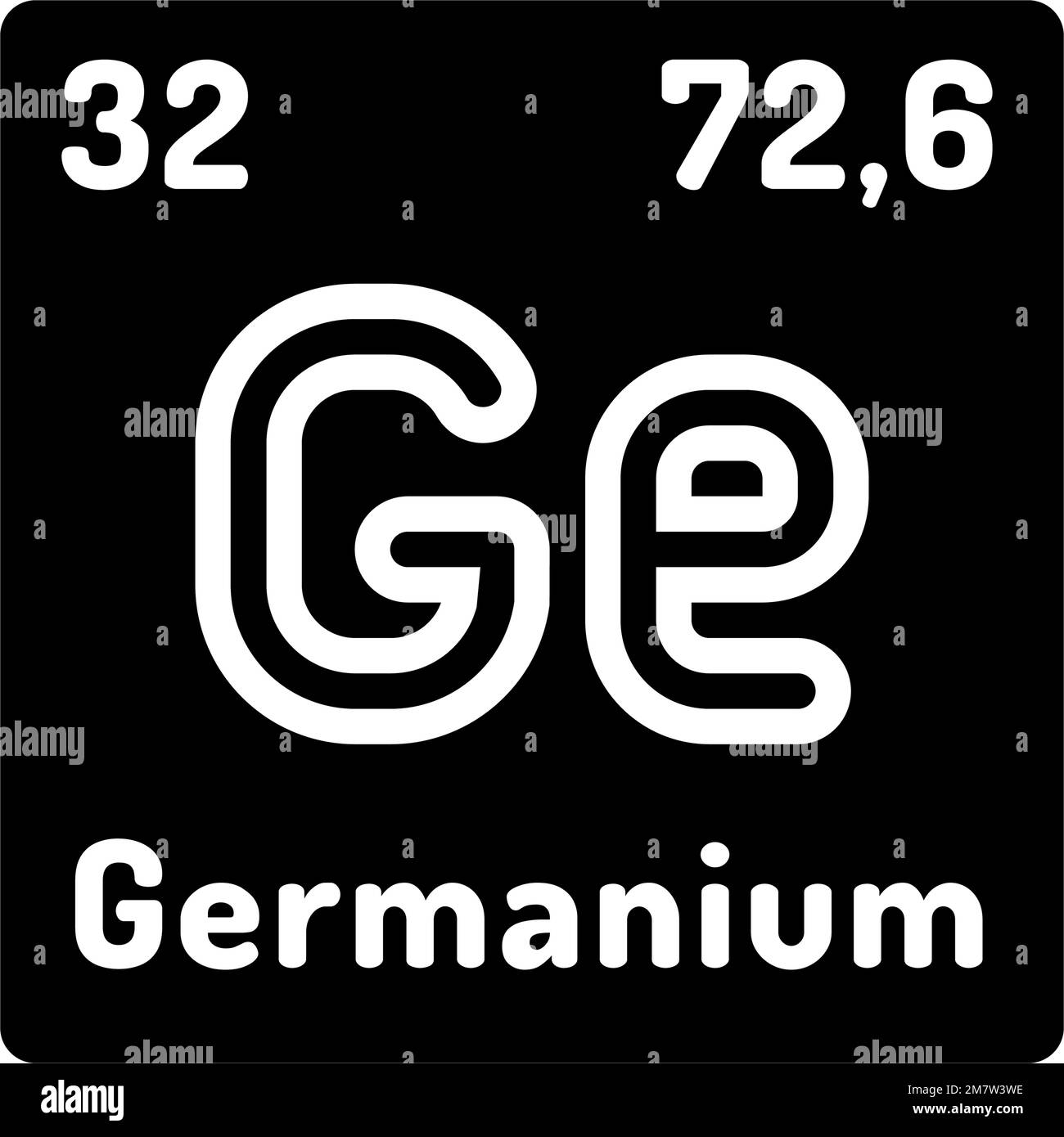 Germanium symbol Stock Vector Images - Alamy