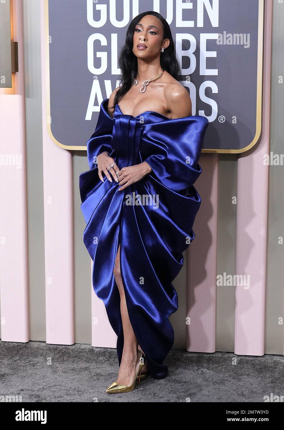 Los Angeles, USA, 10/01/2023, Michaela Jaé Rodriguez arrives at the ...