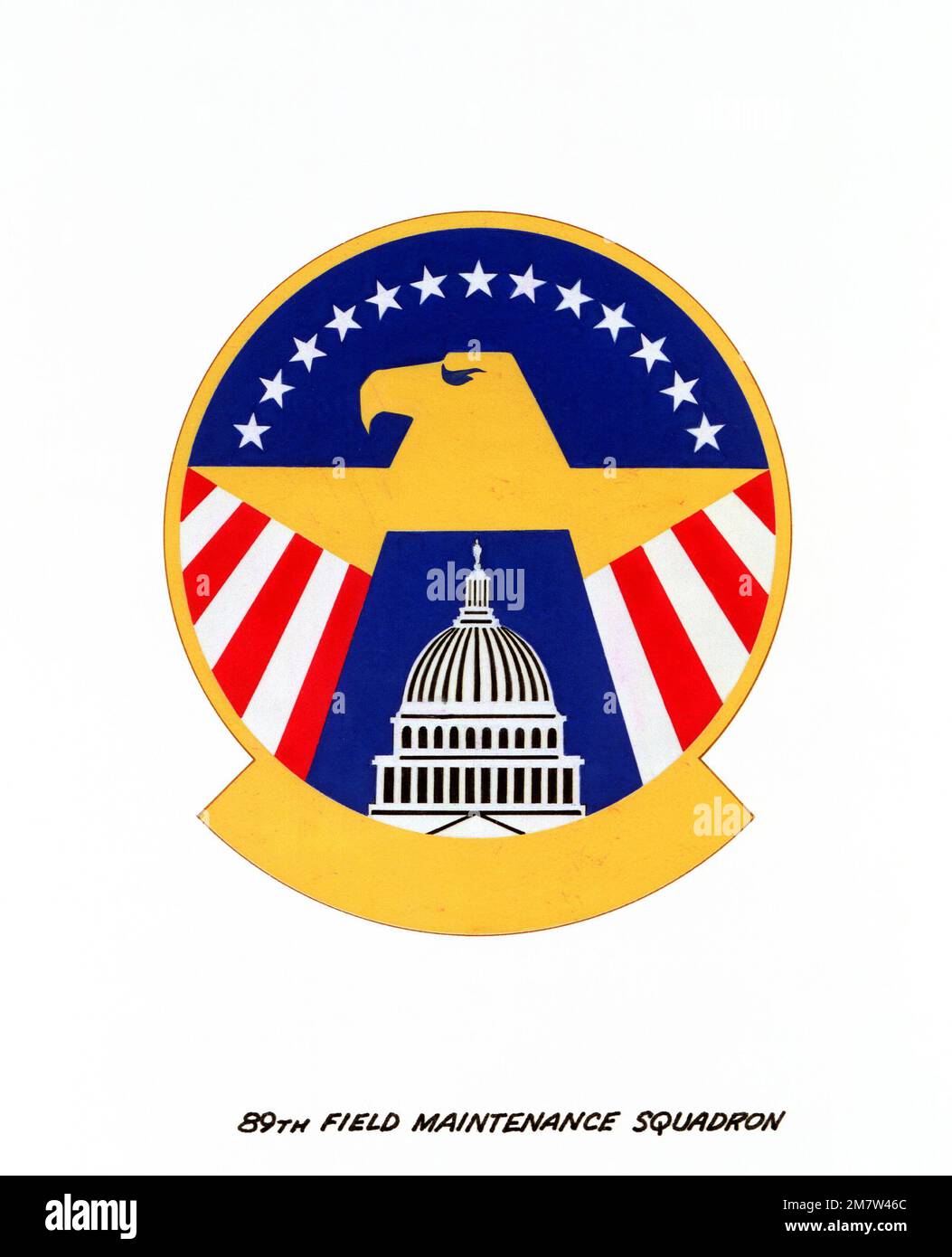 Approved insignia for: 89th Field Maintenance Squardron. Country ...