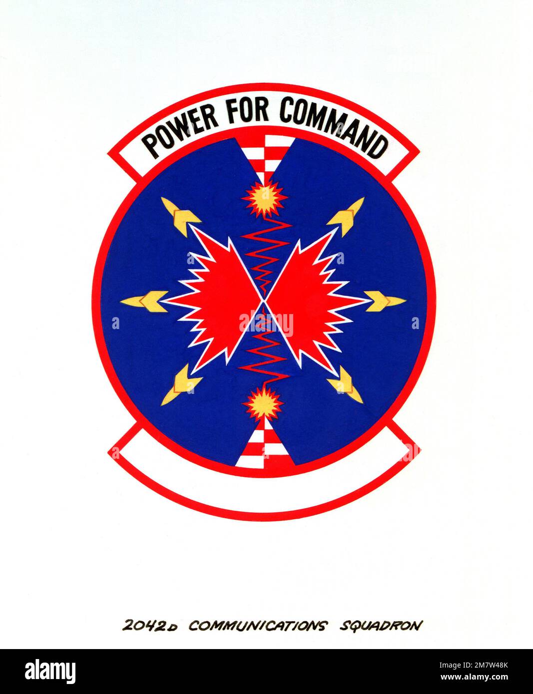 Approved insignia for: 2042nd Communication Squadron. Country: Unknown ...