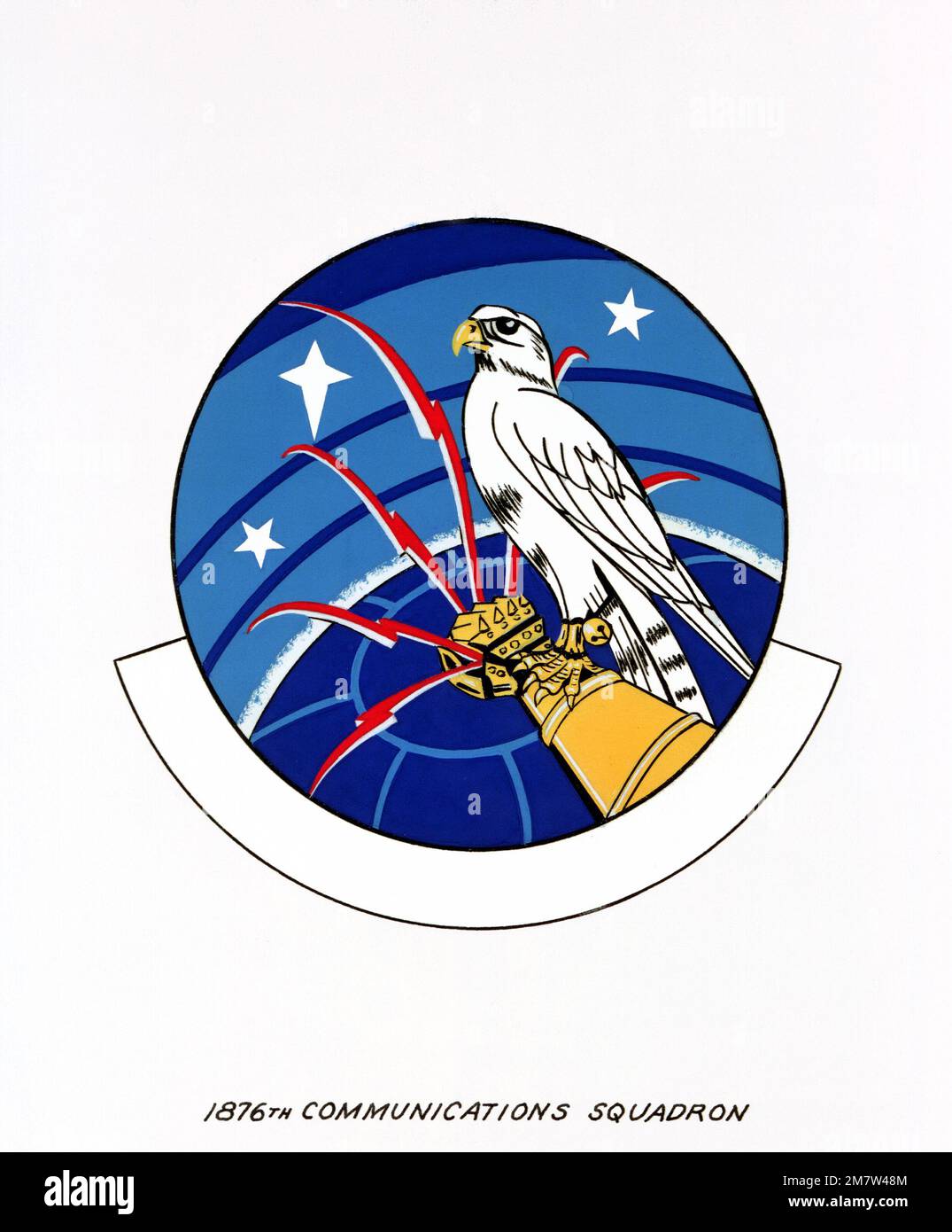 Approved insignia for: 1876th Communication Squadron. Country: Unknown ...