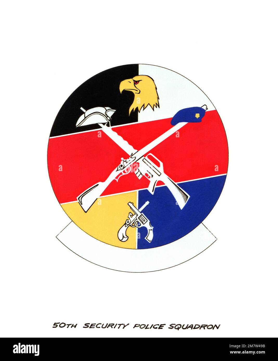 Approved insignia for: 50th Security Police Squadron. Country: Unknown ...