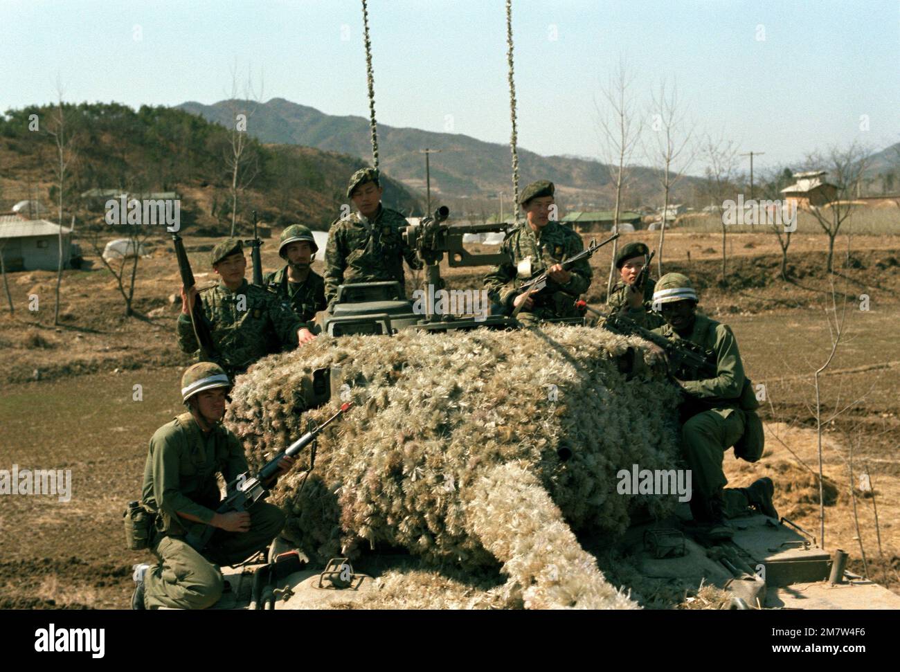Members of the 25th Infantry Division from Schofield Barracks, Hawaii ...