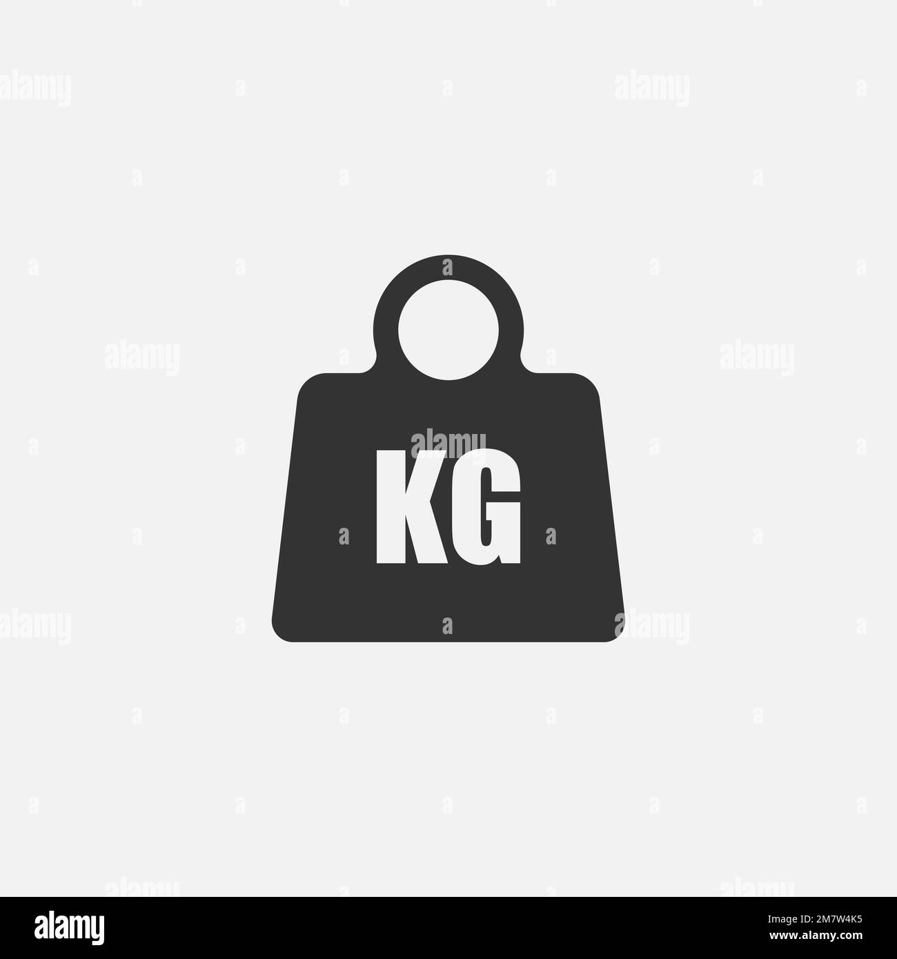 Weight Icon. isolated on background. Vector illustration. Eps 10 Stock ...