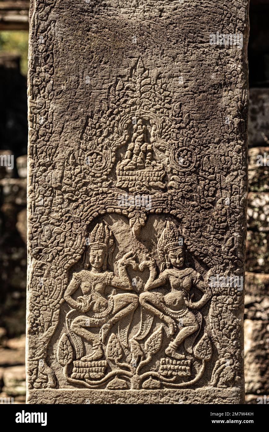 Bayon temple - Angkor Stock Photo - Alamy