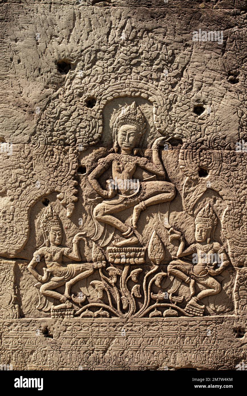 Bayon temple - Angkor Stock Photo - Alamy