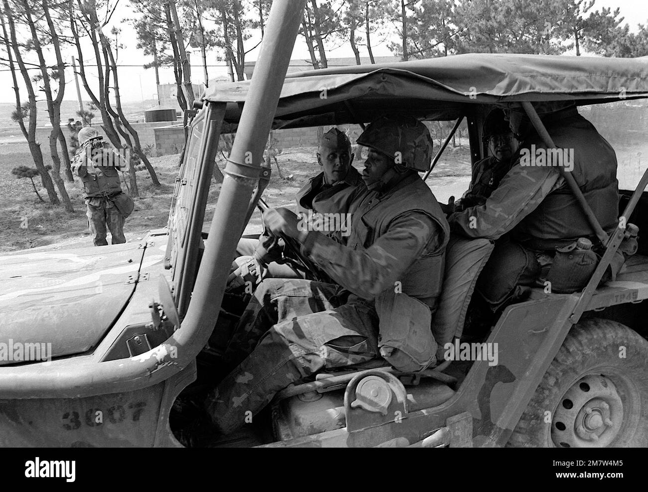 VADM M. Staser Holcomb, commander, 7th Fleet, and BGEN Edwin J. Godfrey ...