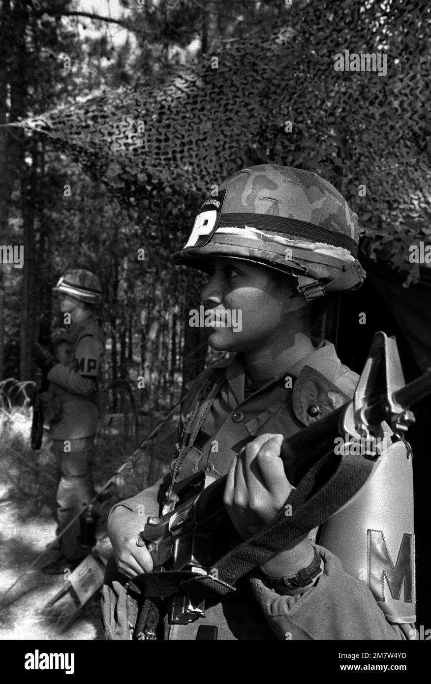 PFC Moana N. Magalei, a member of the 25th Infantry Division Military ...