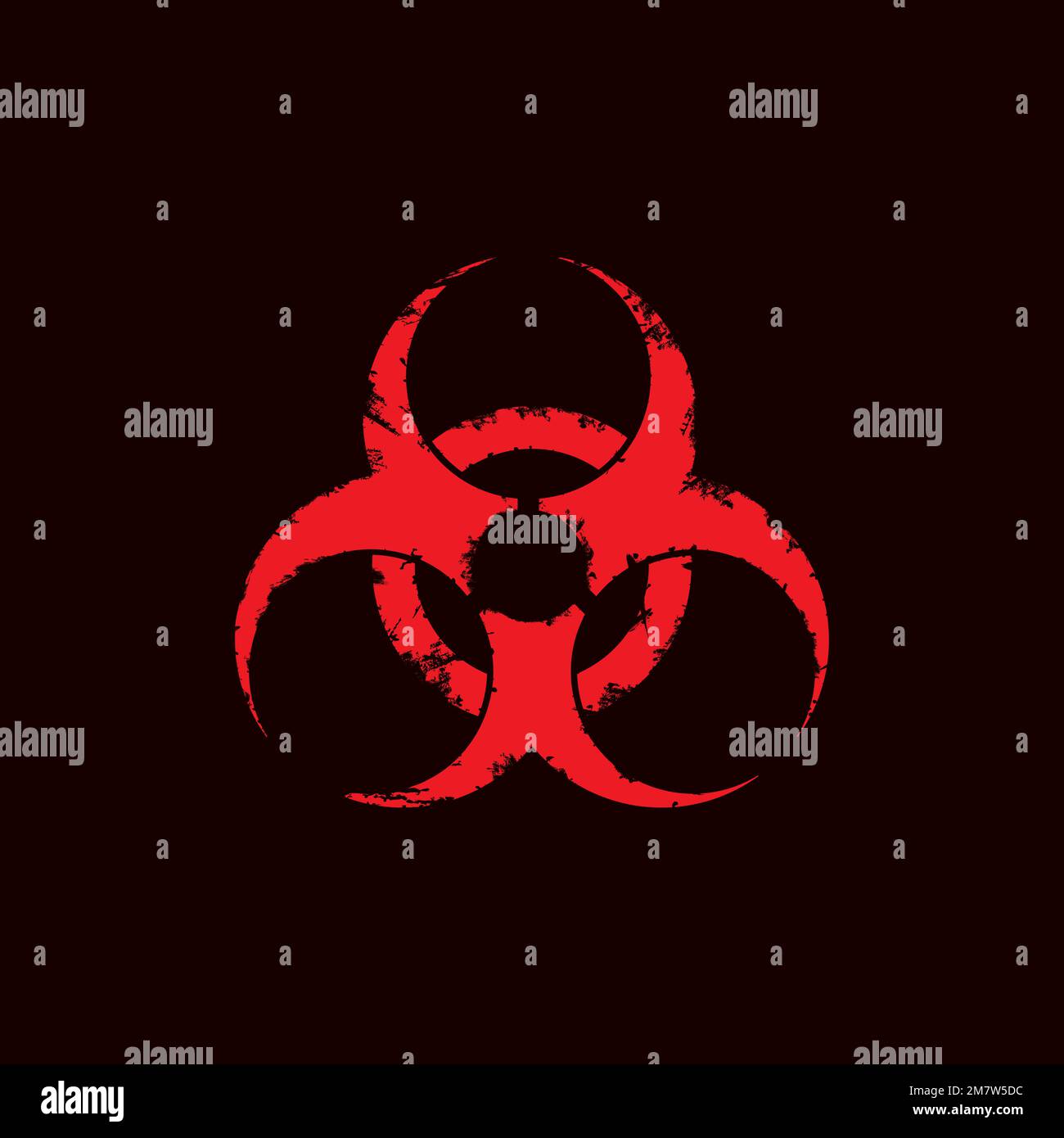 Grunge biohazard symbol isolated on white background. Vector ...